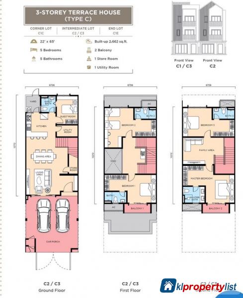 5 bedroom 3-sty Terrace/Link House for sale in Puchong - 34914 - Photo #5 | klPropertyList.com